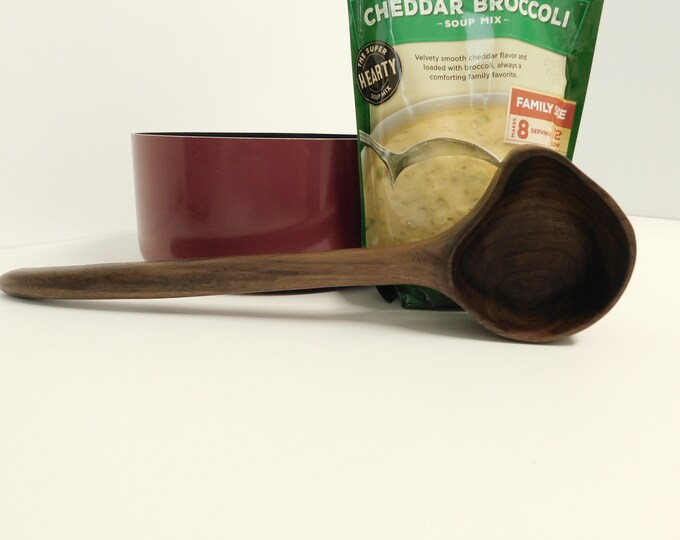 Wooden Ladle Wood Cooking Kitchen Utensil Walnut Ladle - Etsy