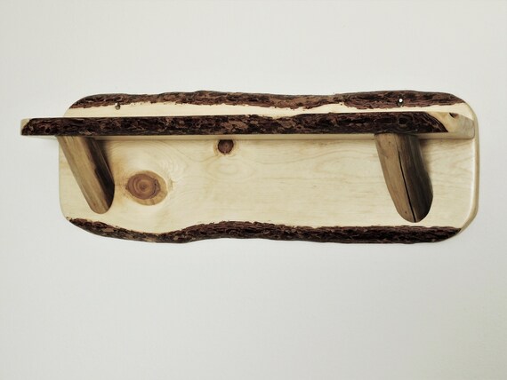 Log Shelf Rustic Lodge Cabin Decor Pine Shelf Plant Shelf - Etsy