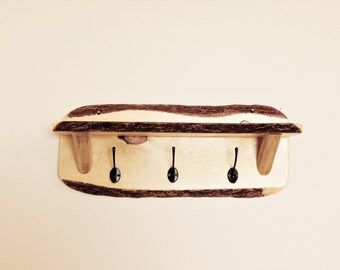 Wood Log Coat Rack - Etsy