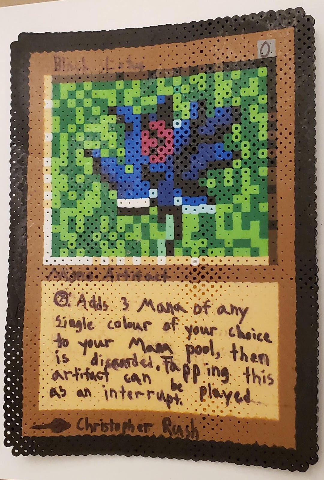 Perler Bead Black Lotus - Etsy