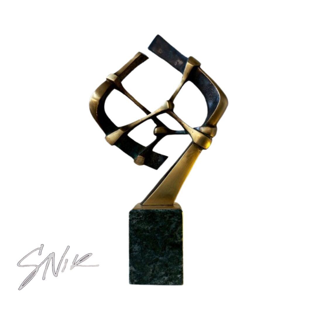 WEB, 37/20/9cm, Limited Edition оriginal Bronze Sculpture, Stoycho ...