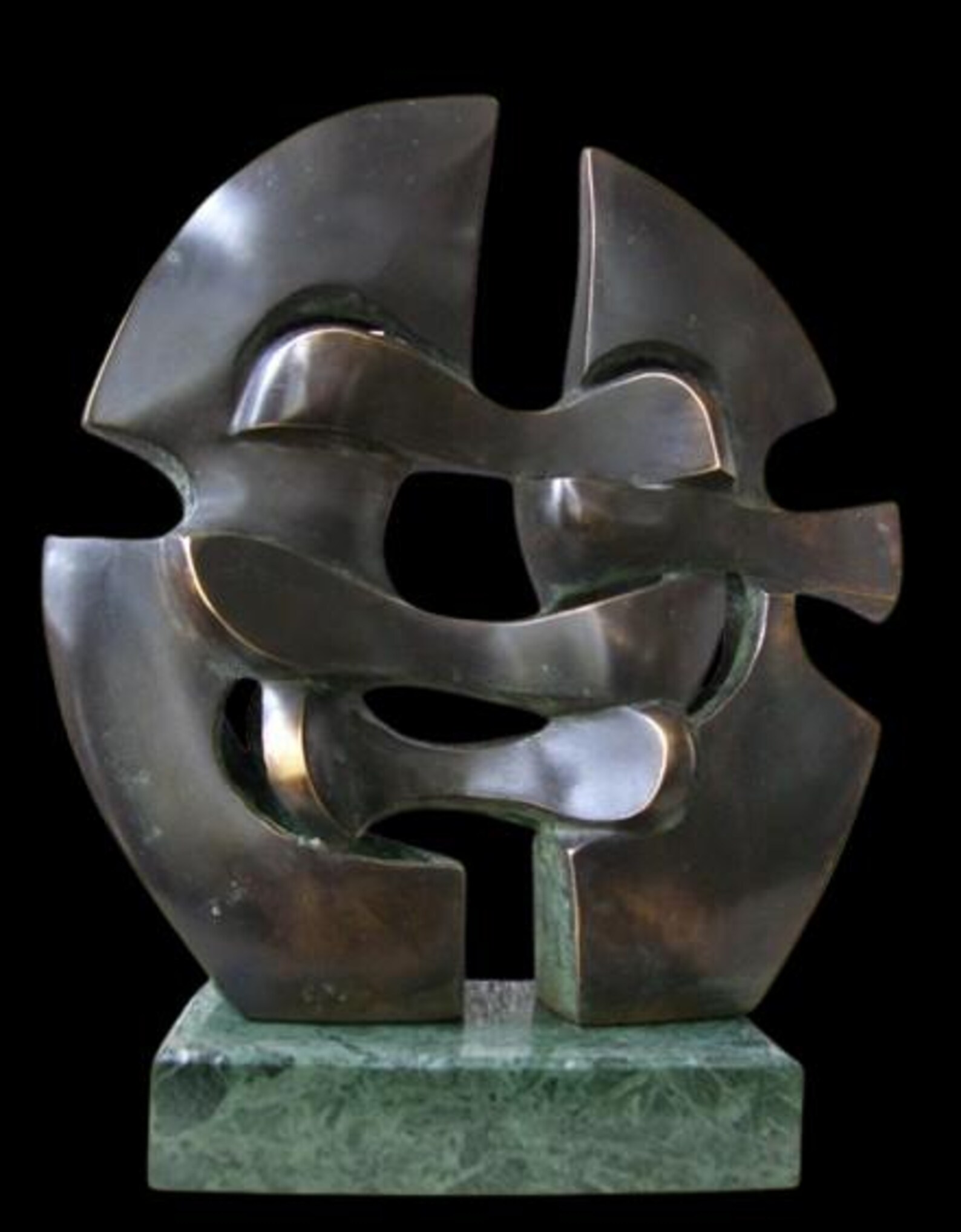 SHIELD, 26/22/8cm, Limited Edition оriginal Bronze Sculpture, Stoycho ...
