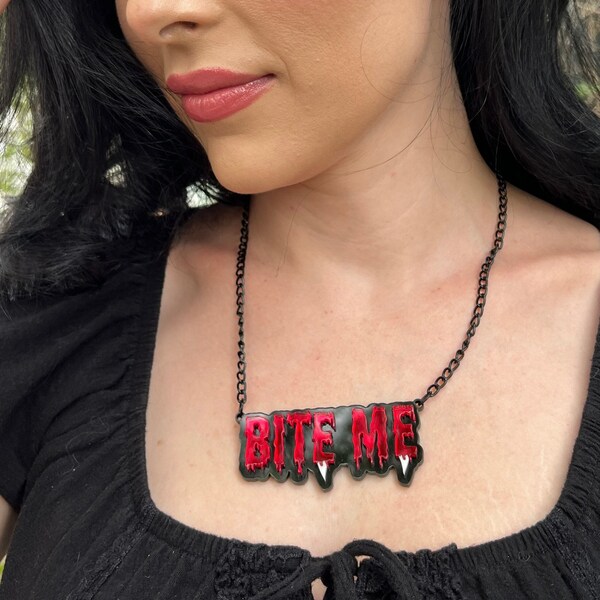 Vampire Bite Choker - Etsy