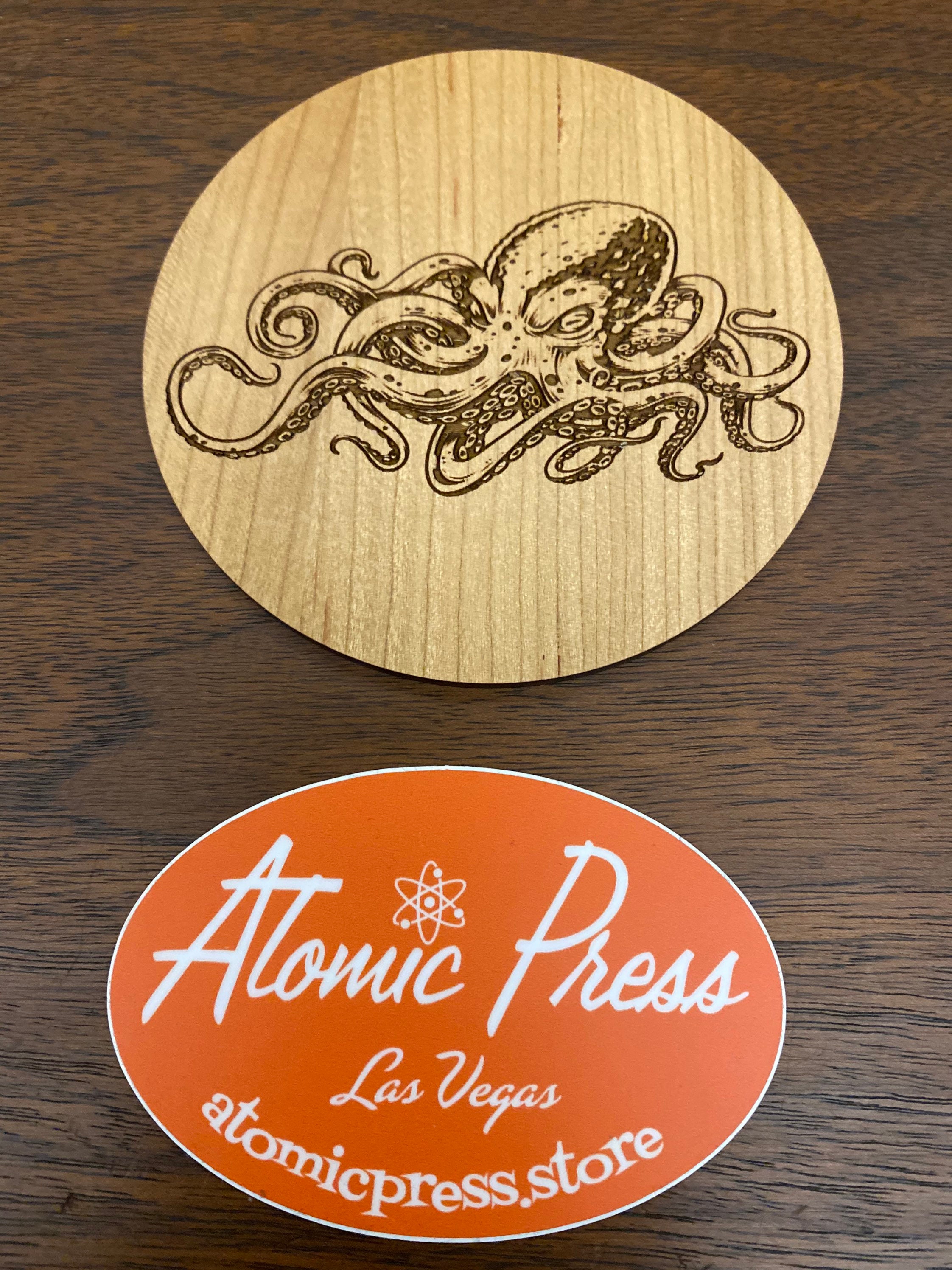 Octopus Coasters set of 4 - Etsy