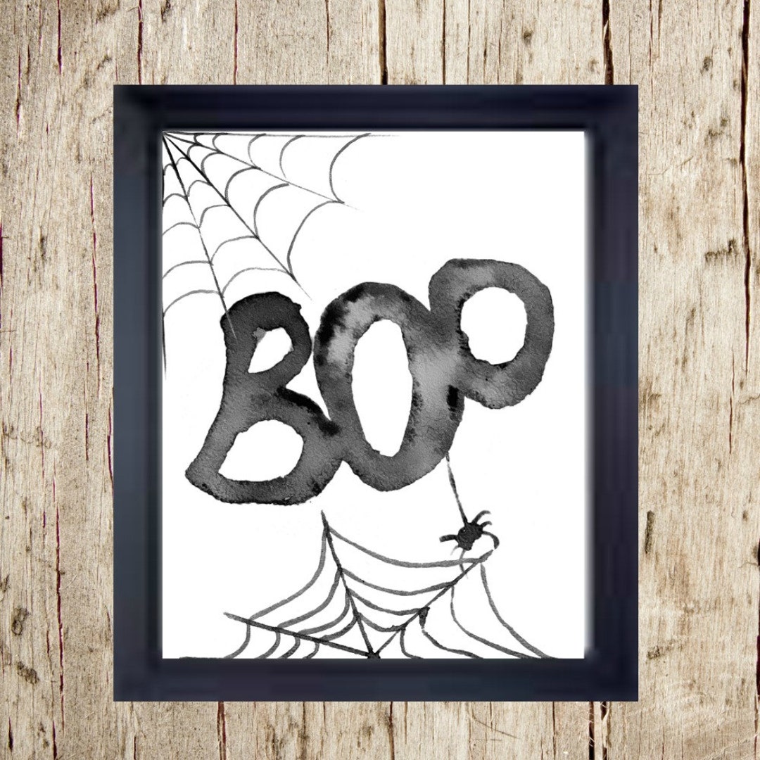 Halloween Art Printable, Halloween BOO Printable, Halloween Decor, Fall ...