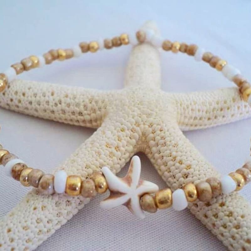 Starfish Stretch Bracelet - Etsy