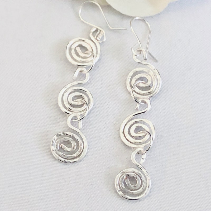 Spiral Earrings - Etsy