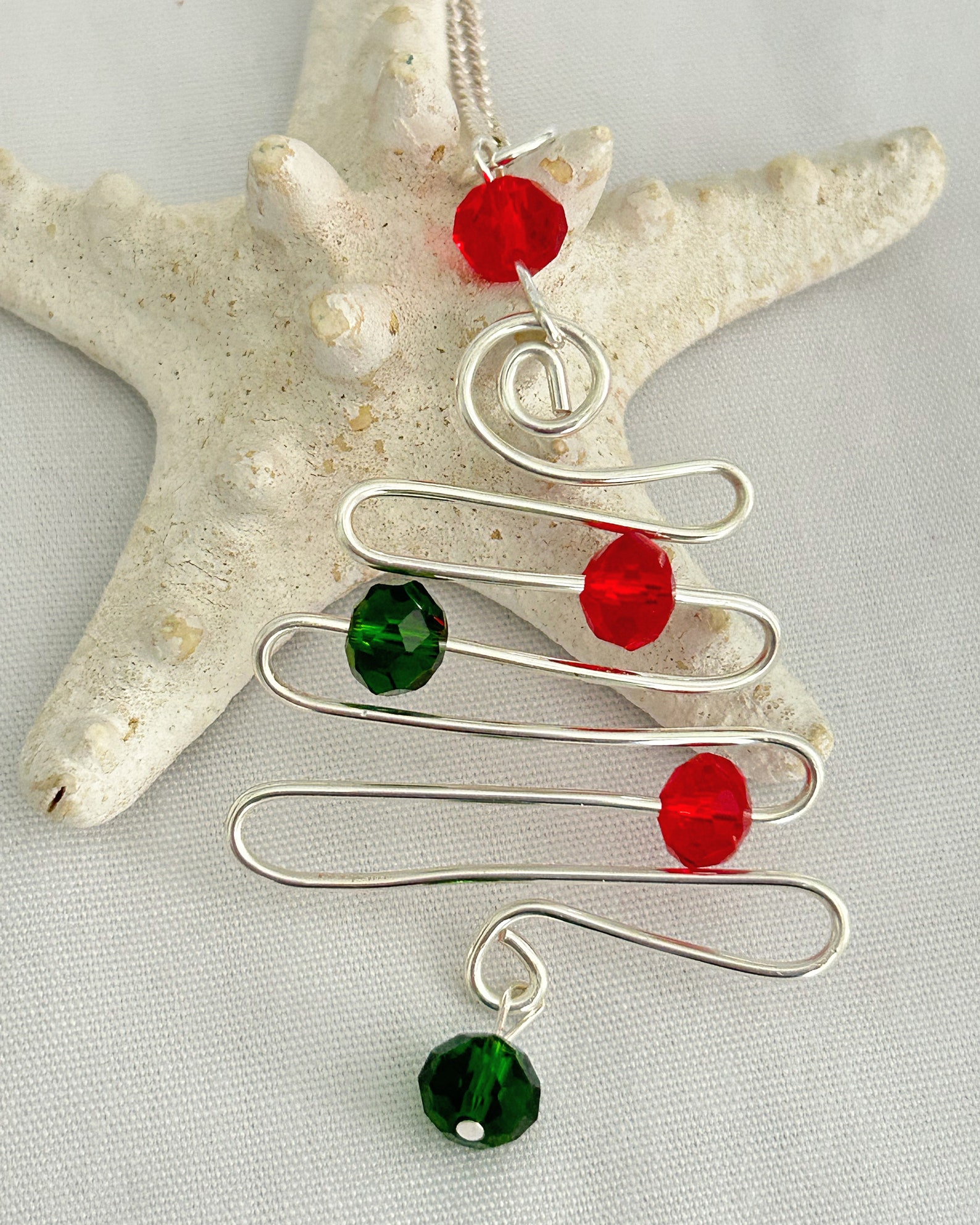 Christmas Tree Pendant, Christmas Tree Necklace, Christmas Tree Charm ...