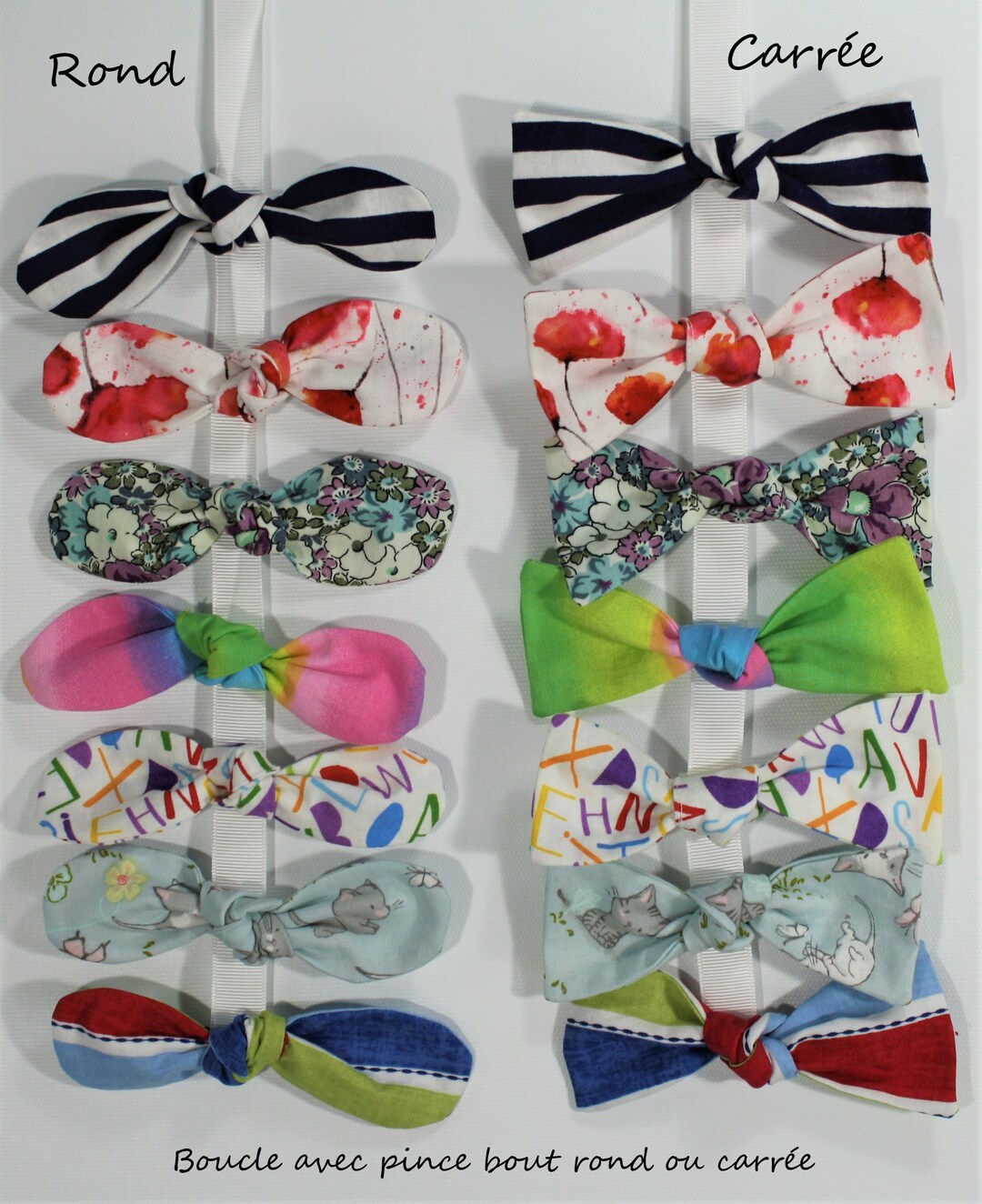 Hair Curls, Knots, Barrettes With Pliers, 2 Style With Round or Square ...