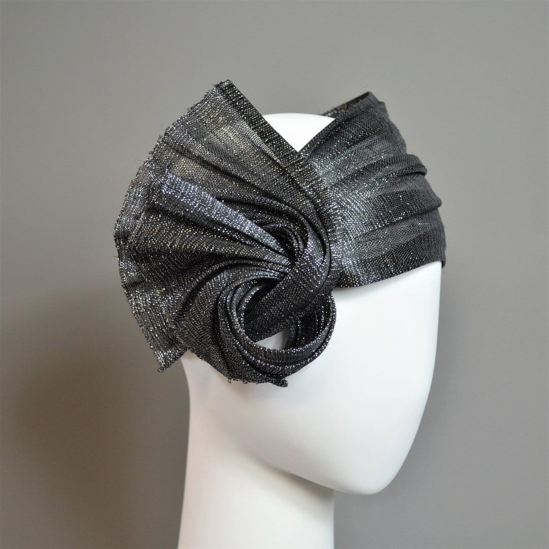 1920s Art Deco Turban, Handmade Headpiece, Buntal Fiber Fascinator - Etsy