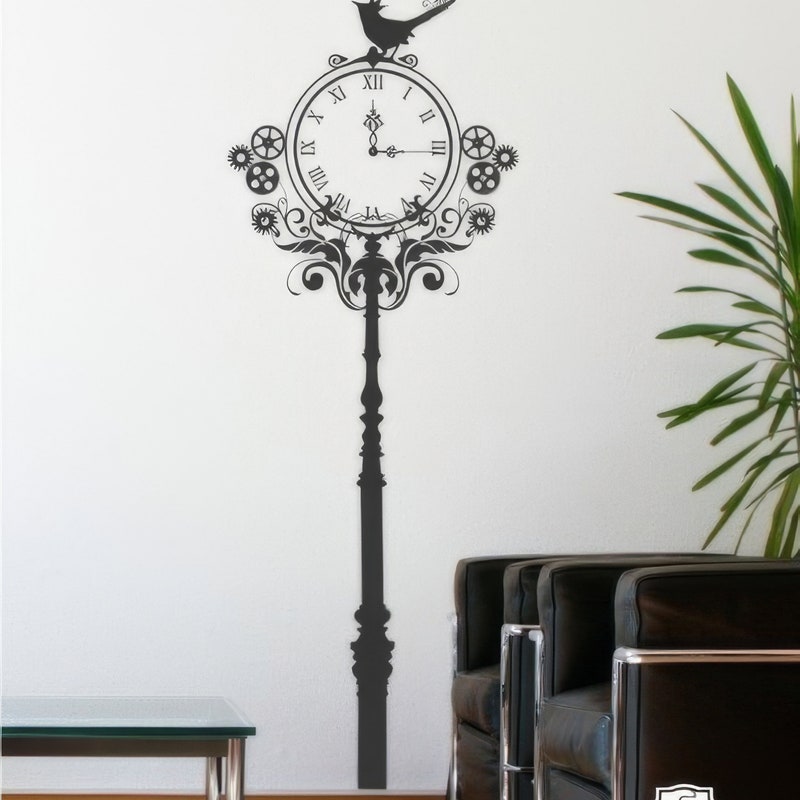 Clock Wall Decal - Etsy
