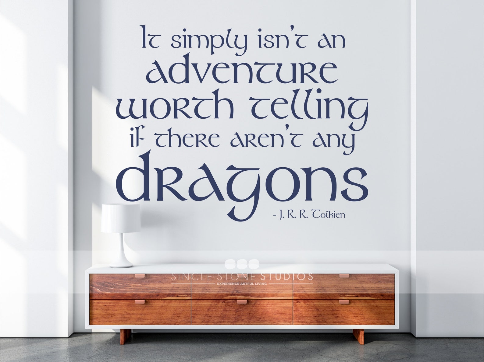 Lord of the Rings Dragons Wall Decal Quote Vinyl Text Art - Etsy