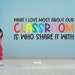 What I Love Most About Our Classroom - Classroom Decal - Rainbow Kids ...