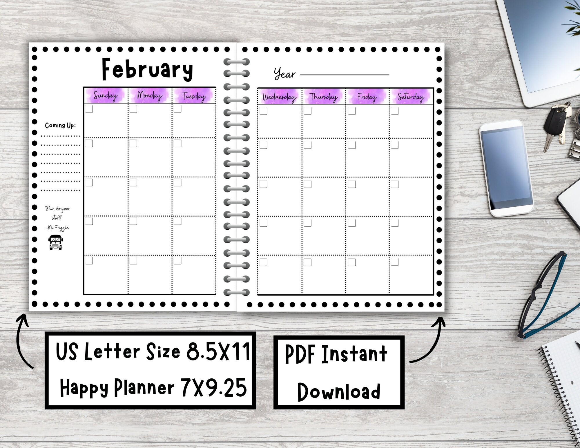 Magic School Bus Inspired Teacher Planner - Etsy