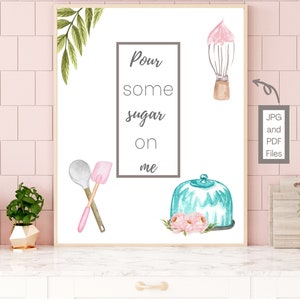 Sweet Kitchen Wall Art - Etsy