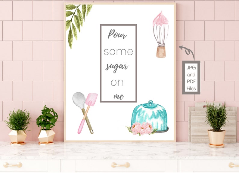 Sweet Kitchen Wall Art - Etsy