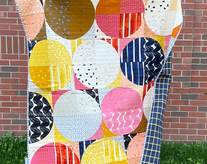 Basic Glitch Quilt Pattern PDF Download - Beginner Sewing Quilting ...