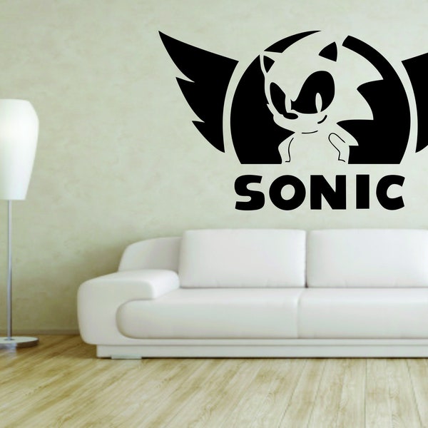 Sonic Wall Decal - Etsy