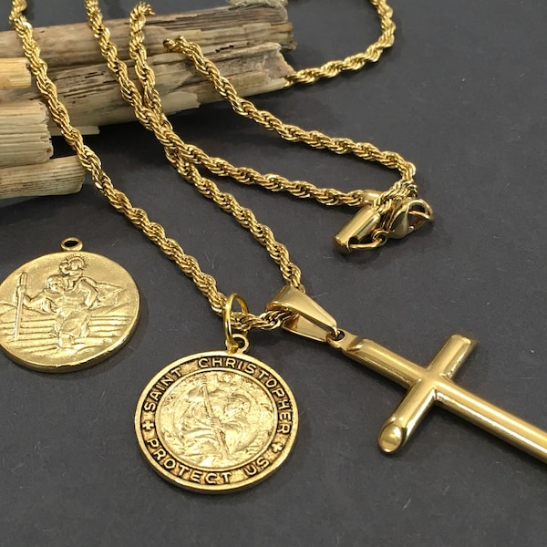 Mens St Christopher - Etsy