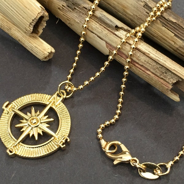 Gold Compass - Etsy