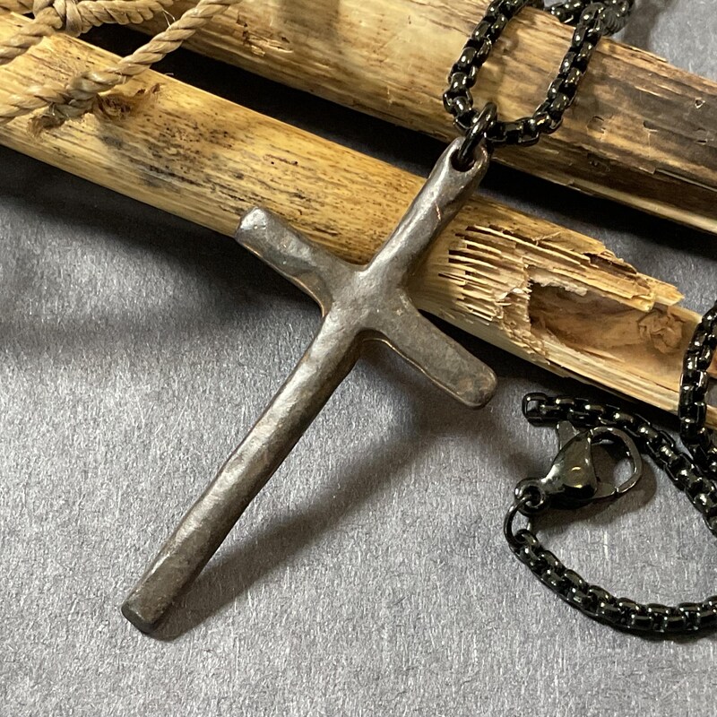Rustic Cross Pendant - Etsy