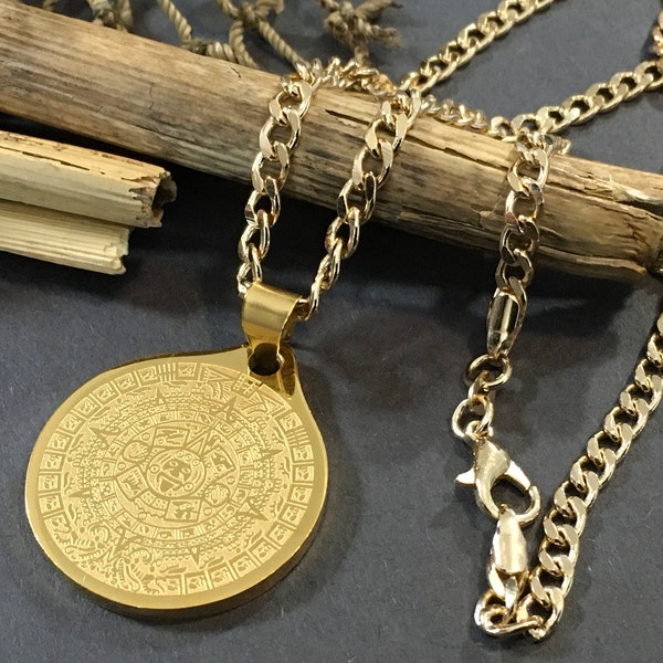 Gold Aztec Calendar - Etsy