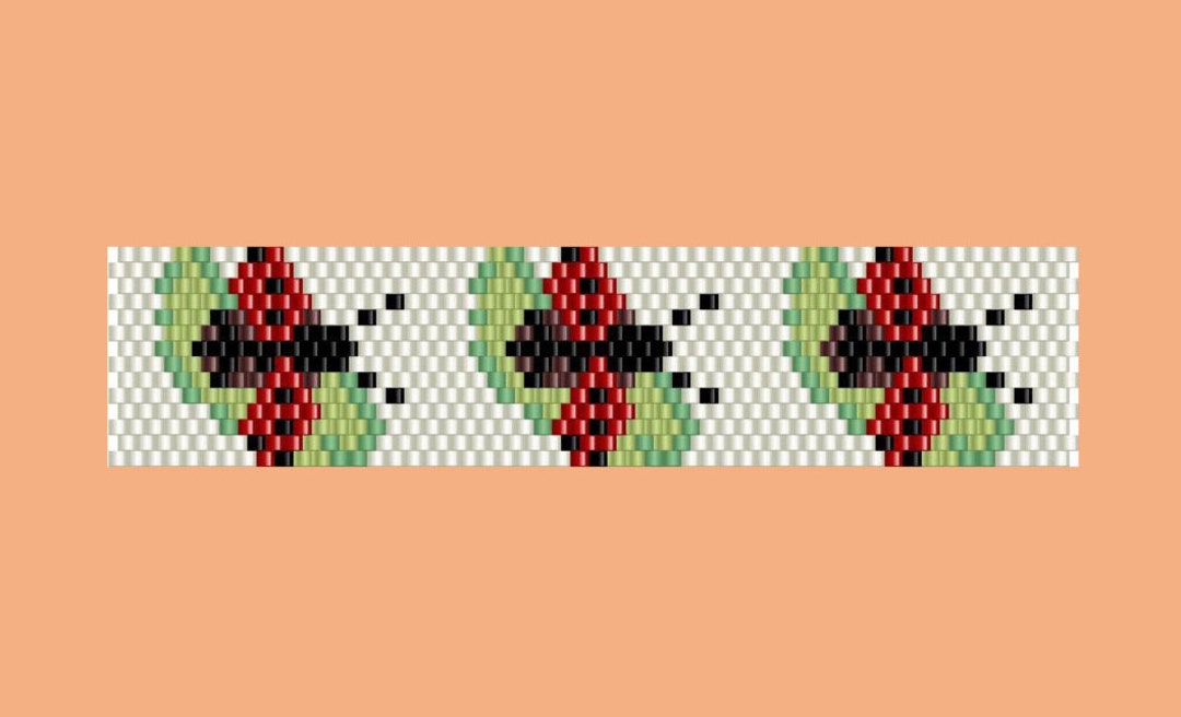 Pattern for Ladybug Cuff Bracelet - Etsy