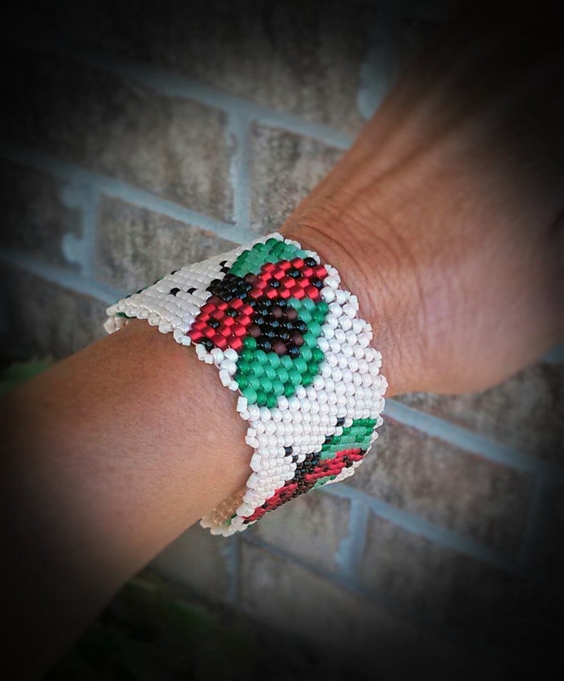 Pattern for Ladybug Cuff Bracelet - Etsy
