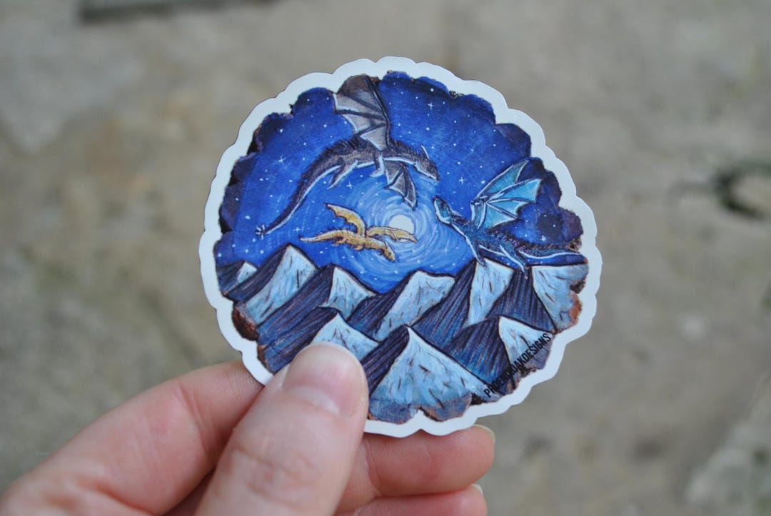 Dragons Flying Magnet | Fourth Wing Inspired | Tairn, Sgaeyl, Andarna ...