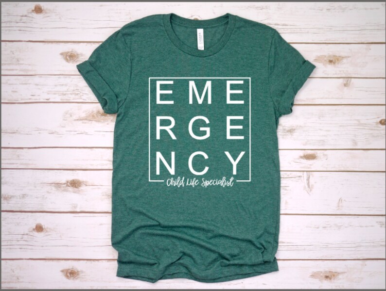 ED Child Life Specialist Tee - Etsy
