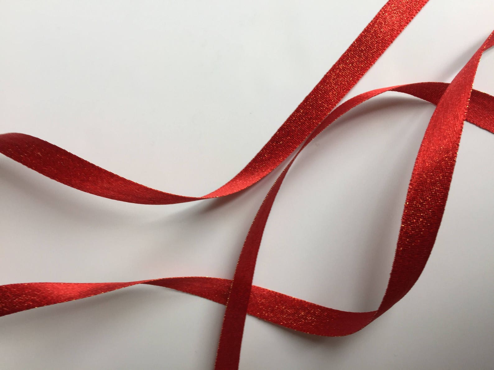 Red Sparkle Ribbon Christmas Sparkly Ribbon 3mm Ribbon - Etsy