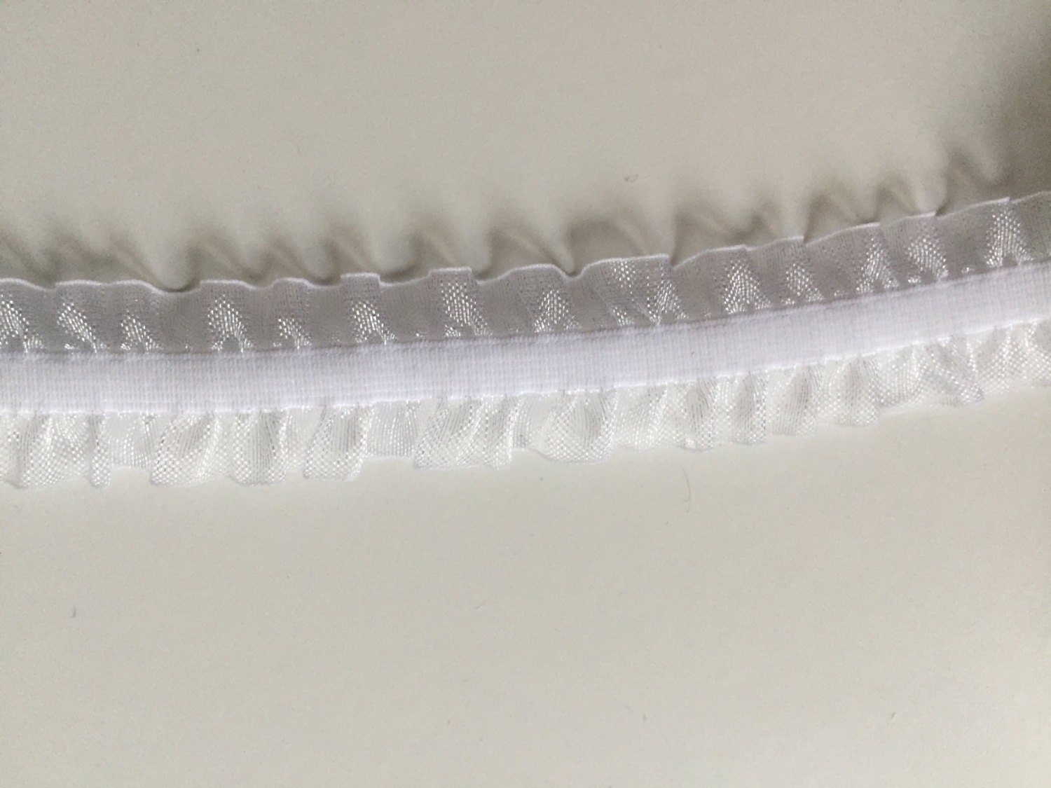 Velvet Ribbon With Sheer Ruffle Edge Ruffle Elastic 15mm | Etsy