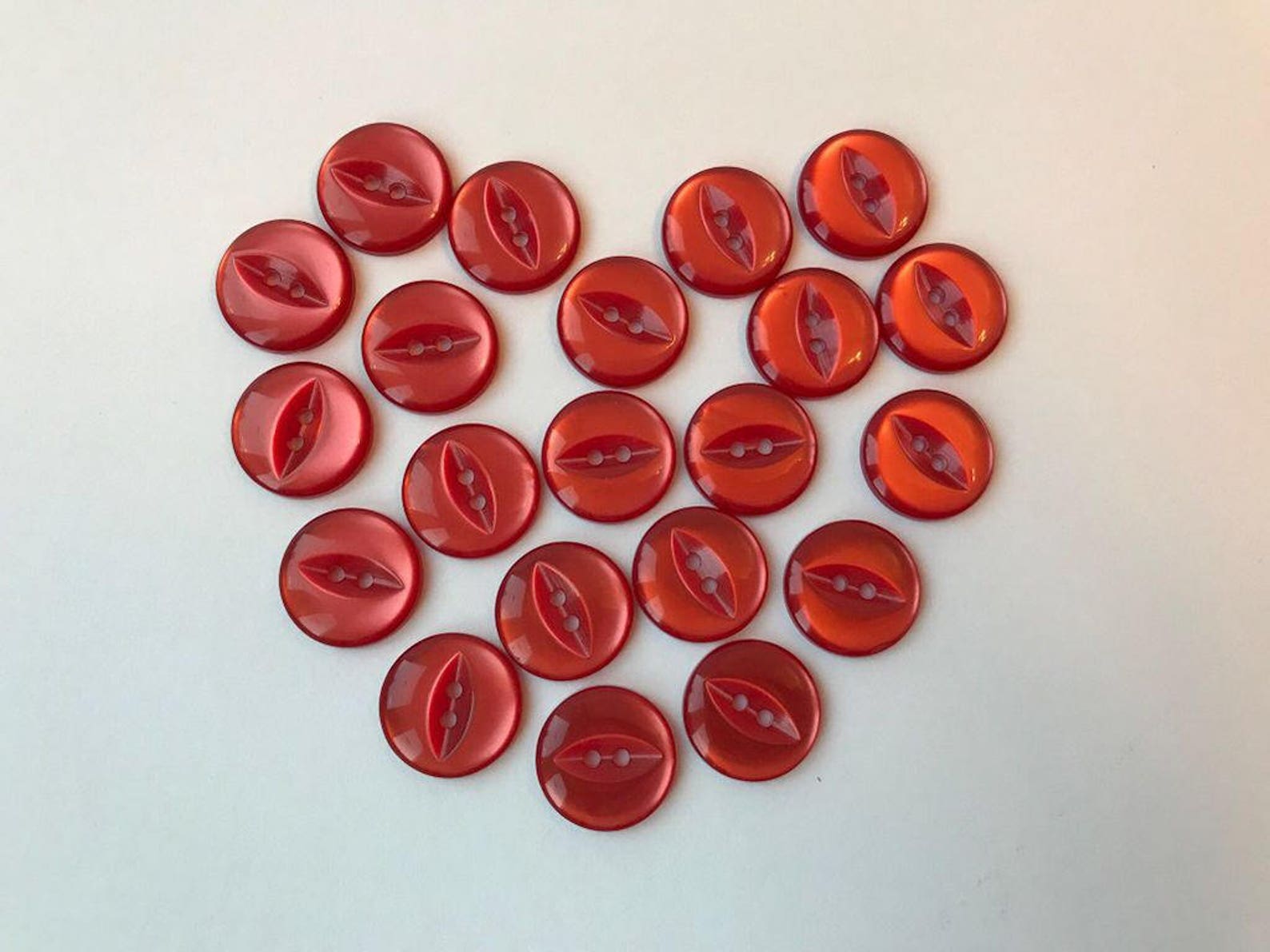 19mm Button Various Colours - Size 30L 19mm Fish Eye Buttons - Price ...