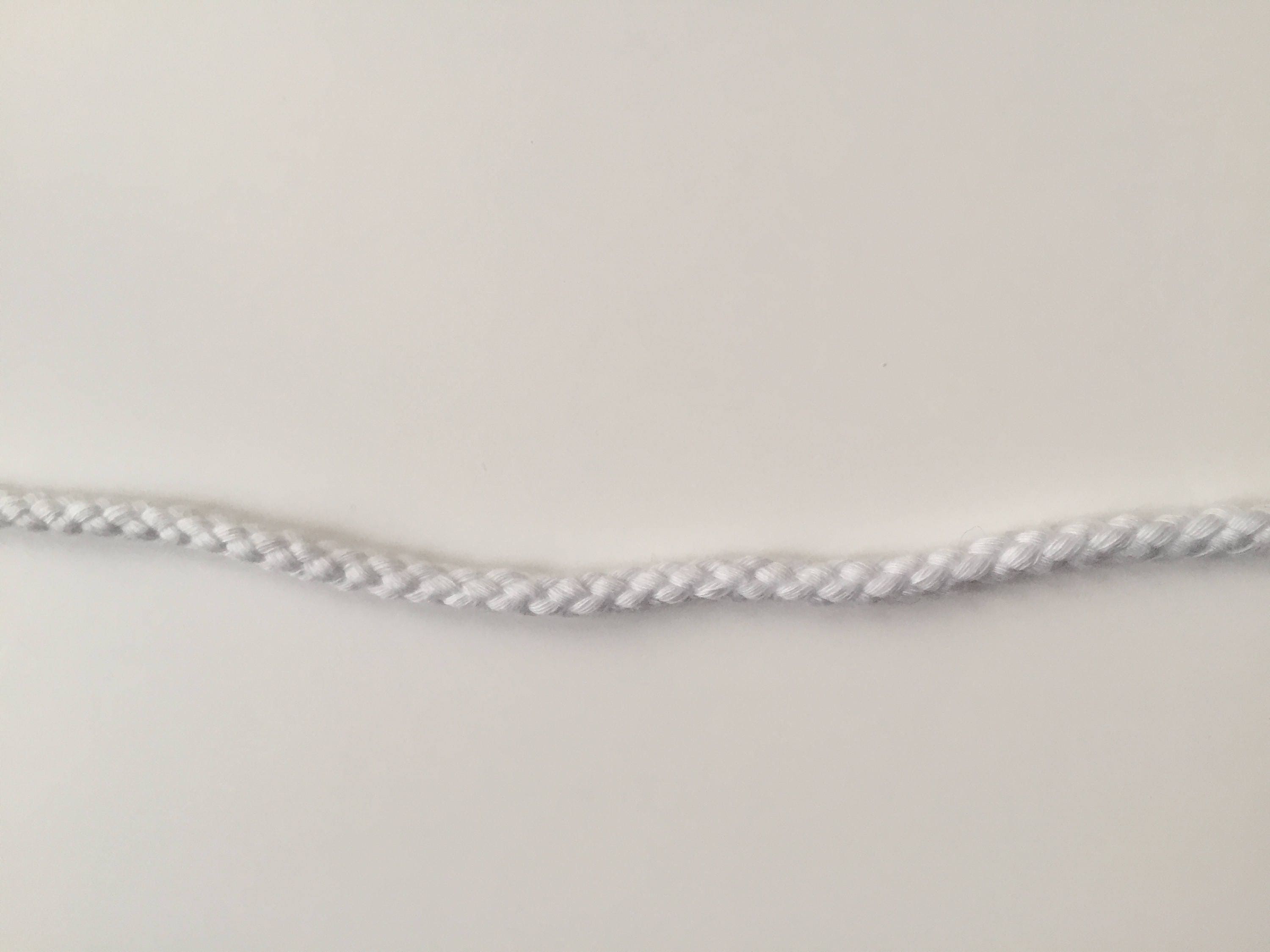 4mm Piping Cord Macrame Ribbon White Cotton Piping Cord - Etsy