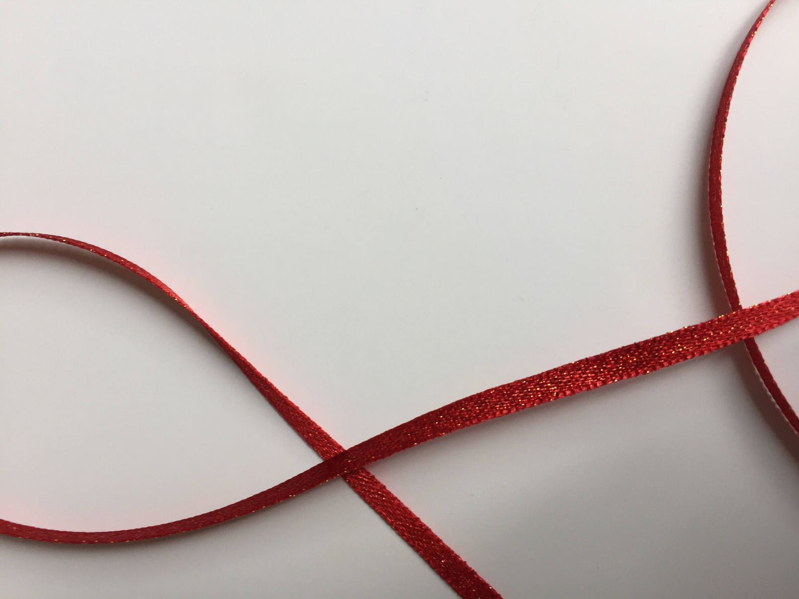 Red Sparkle Ribbon Christmas Sparkly Ribbon 3mm Ribbon - Etsy