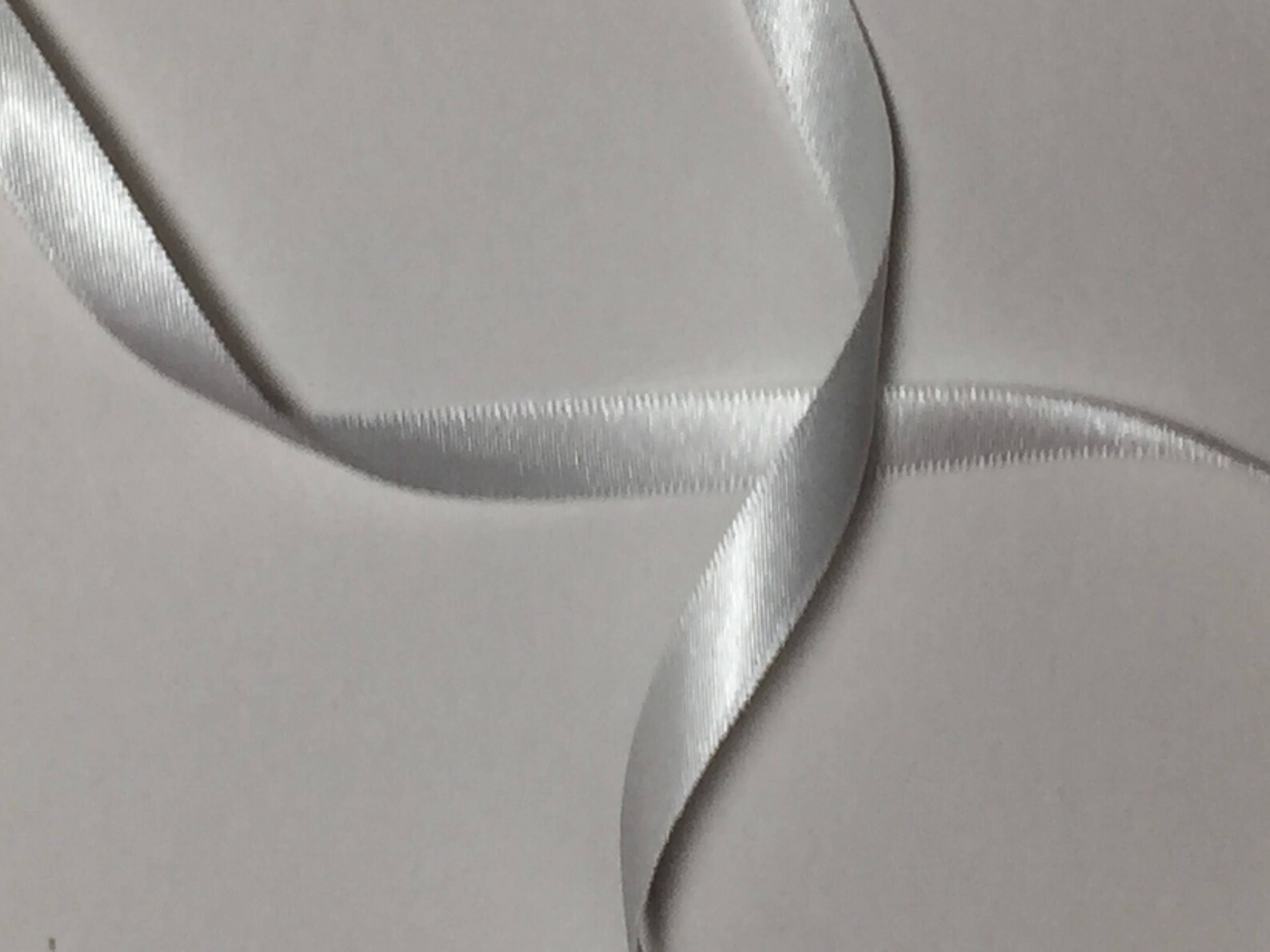 White 10mm Ribbon Double Satin Ribbon Wedding Ribbon | Etsy