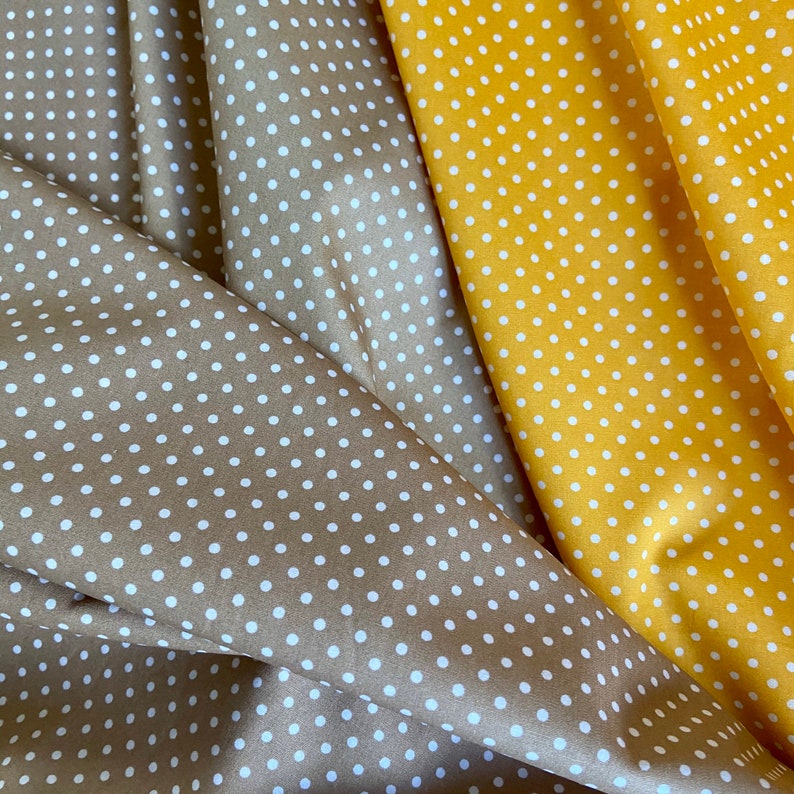 Small Polka Dot Cotton Pin Spot 100% Cotton Fabric Cotton - Etsy