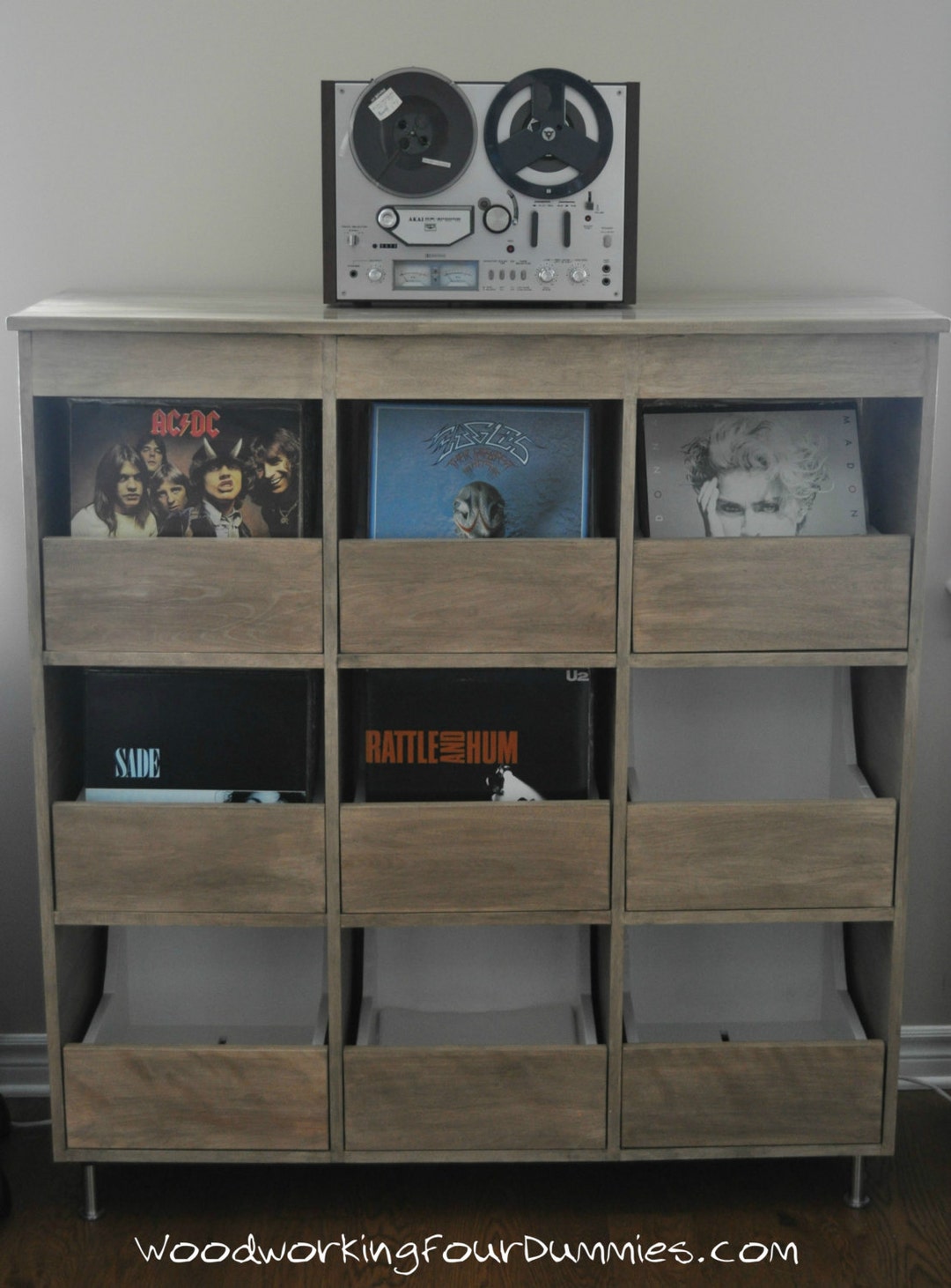 Record Cabinet Detailed Plans - Etsy