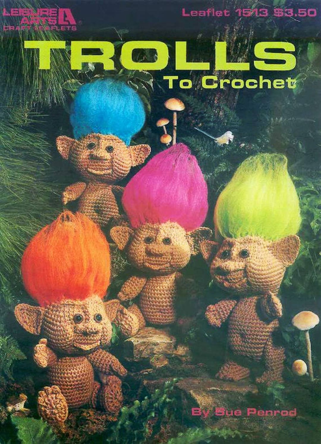 Troll Crochet Pdf Vintage Pattern-amigurumi Pattern From 1980 (pattern ...