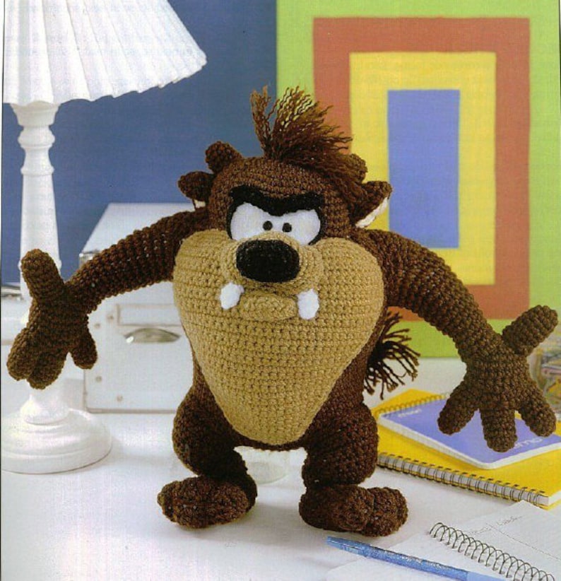 Vintage crochet Pdf pattern Looney Tunes-Bugs Bunny Tweety | Etsy