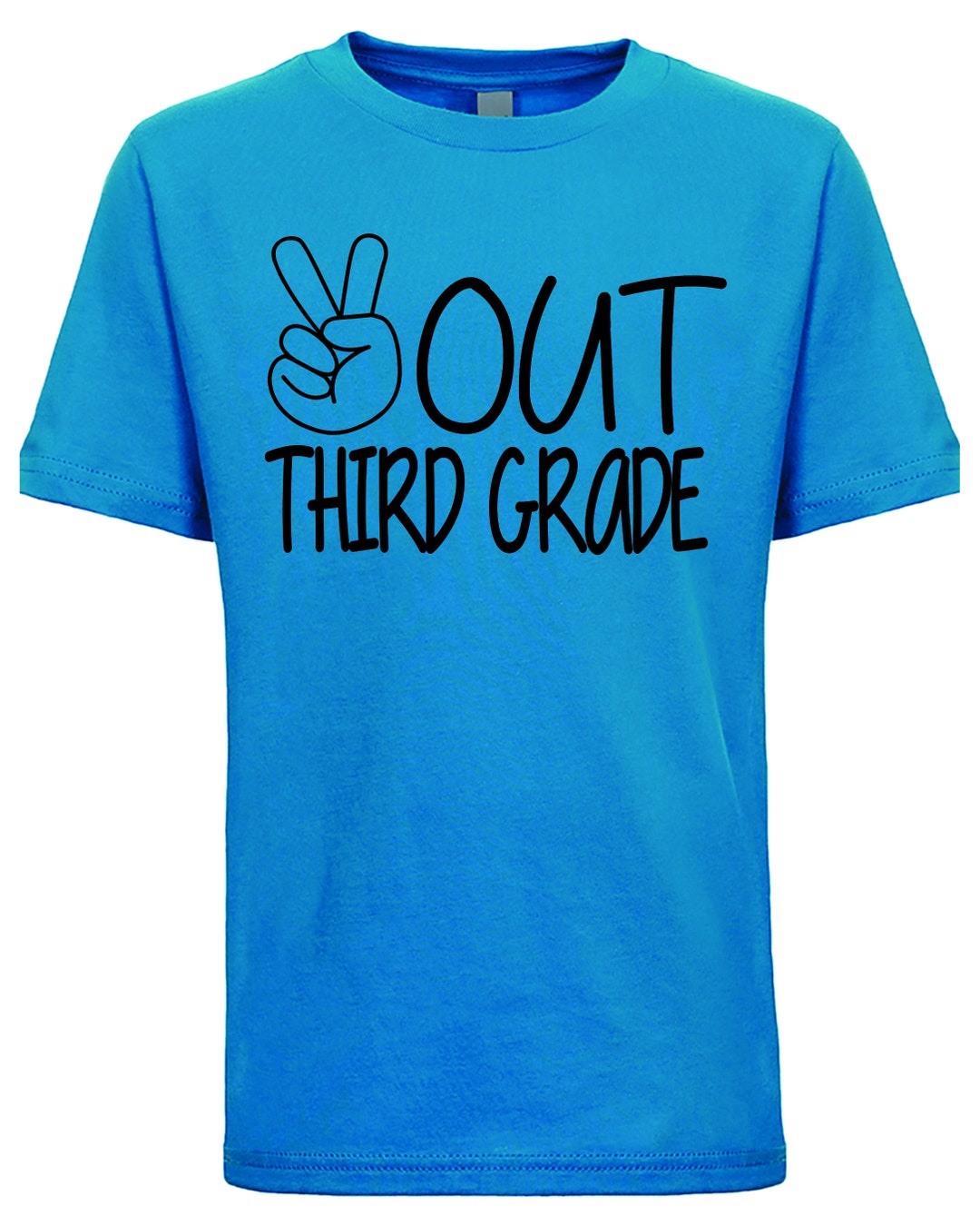 Peace Out Third Grade - Etsy