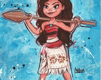 Moana painting | Etsy