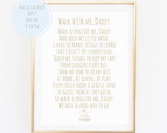 Walk with me daddy | Etsy