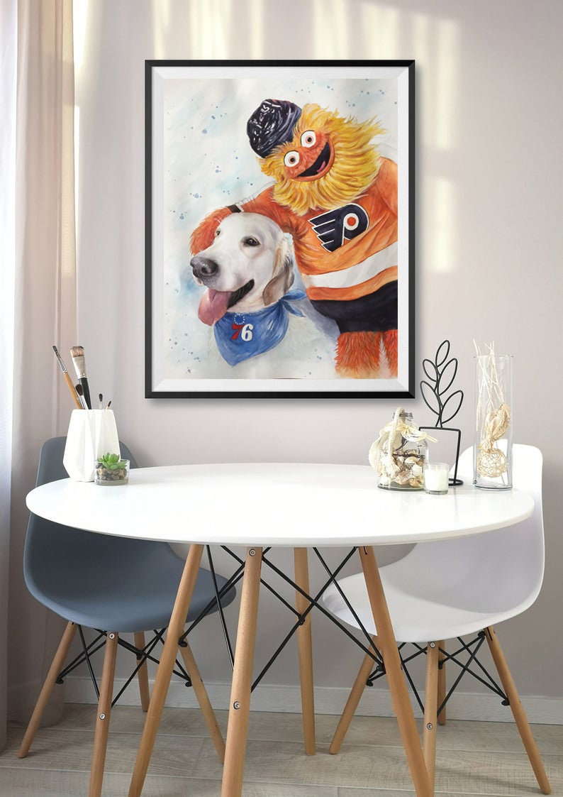 Multi Custom Dog Pet Portrait Hand Painted Original Watercolor | Etsy