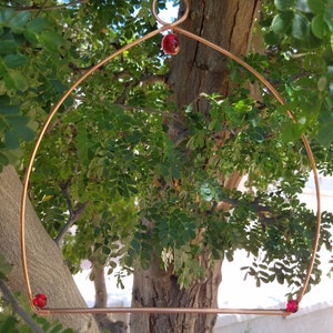 Copper Hummingbird Swing or Hummingbird Perch W/hook, Bird Perch, Red ...