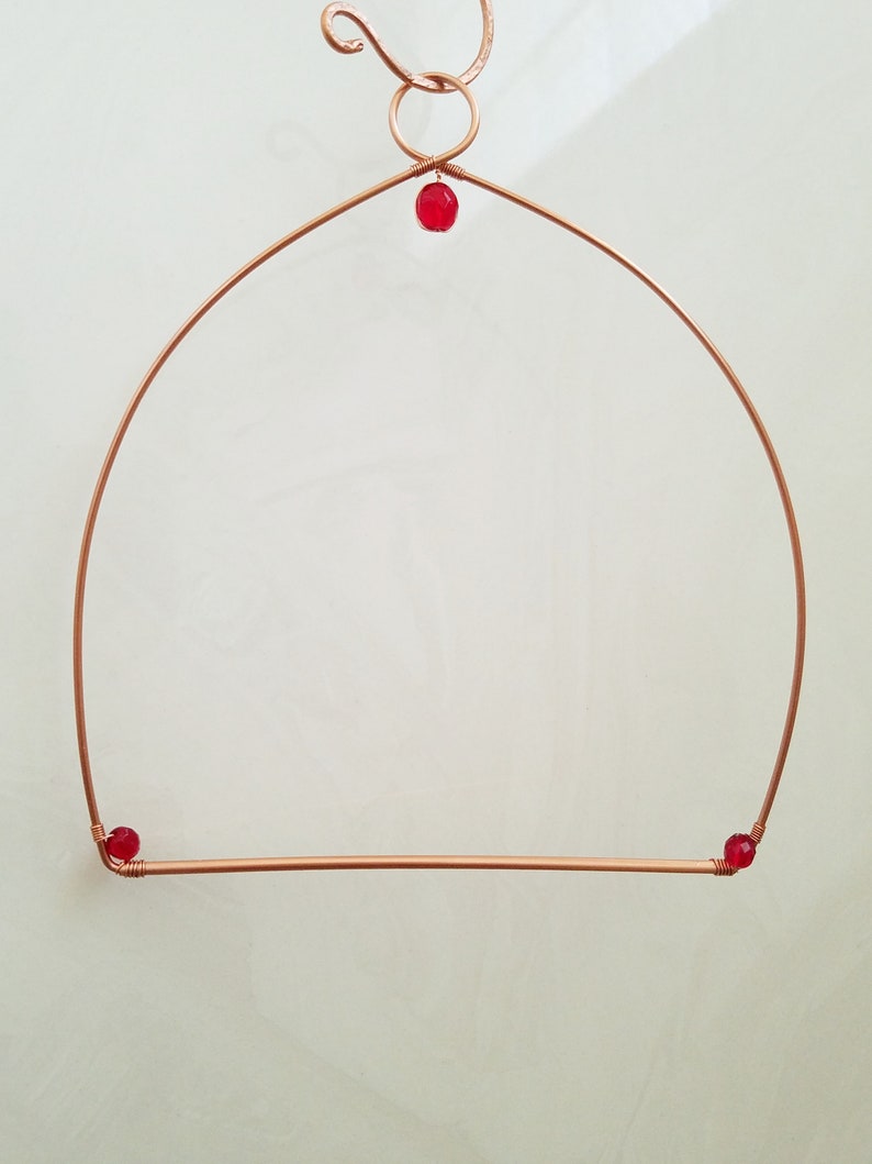 Copper Hummingbird Swing or Hummingbird Perch W/hook Bird - Etsy