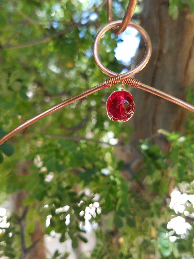 Copper Hummingbird Swing or Hummingbird Perch W/hook Bird - Etsy