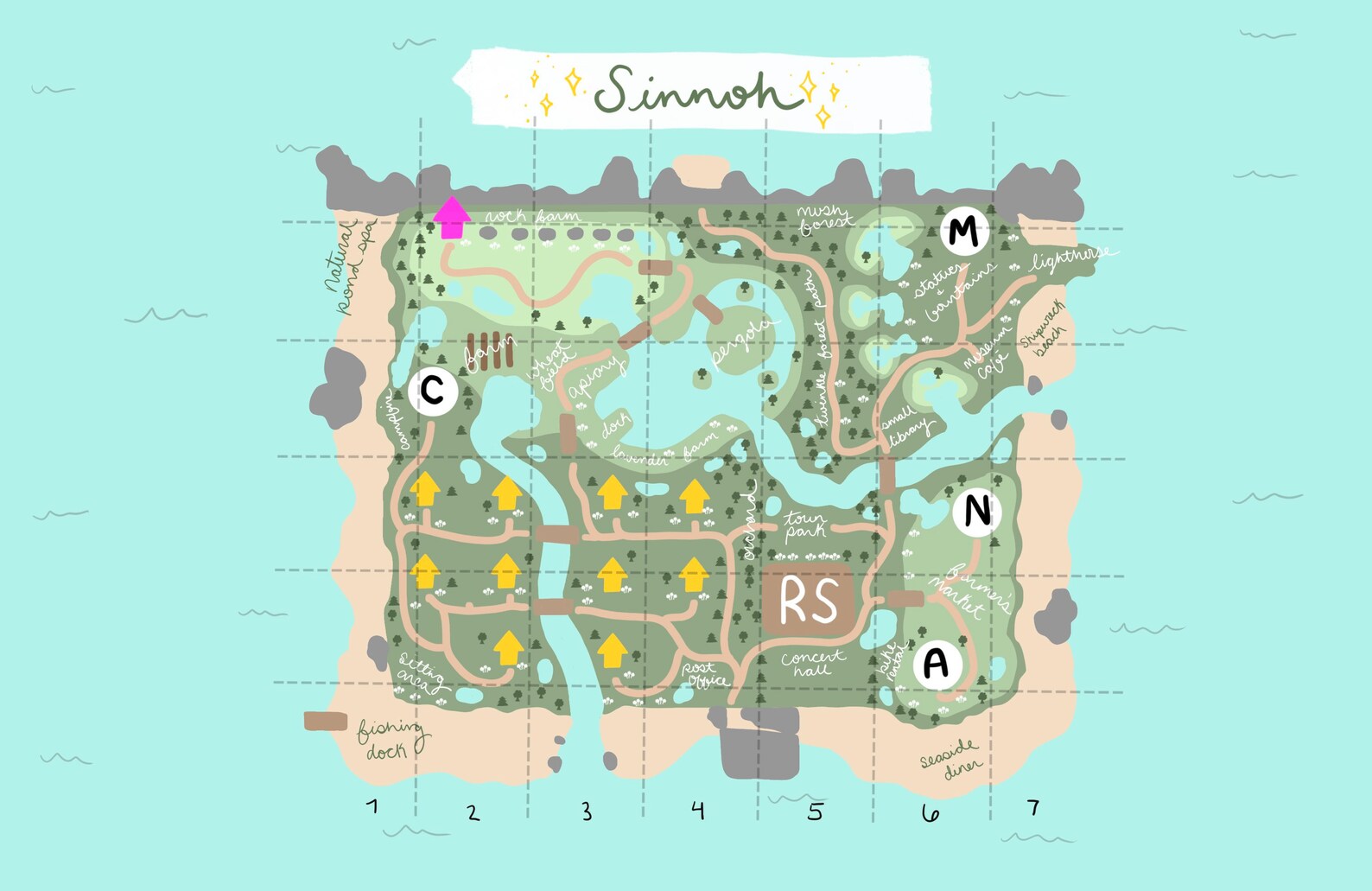 AC Custom Map Design - Etsy