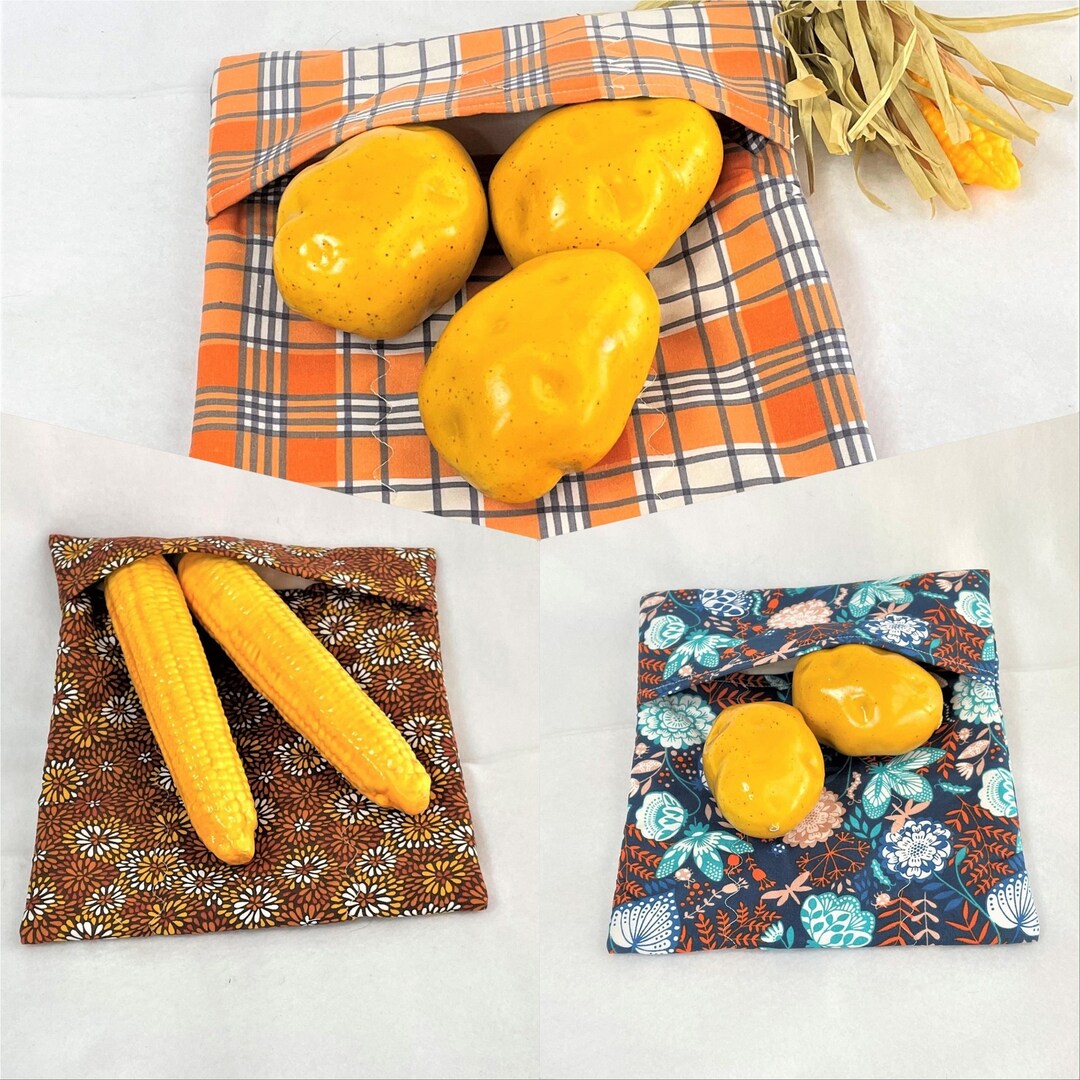 Autumn Print Potato Cooking Bags Microwaveable Large Potato - Etsy
