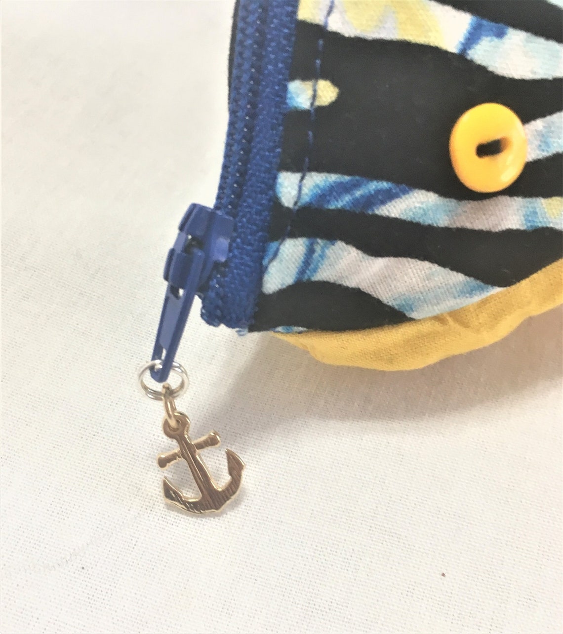 Blue Tropical Zippy Zoo Fish Shaped Zipper Pouches | Etsy